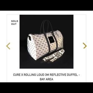 CURE by WCC | Bags | Cure By Wcc Rolling Loud 3m Reflective Duffel Bag ...